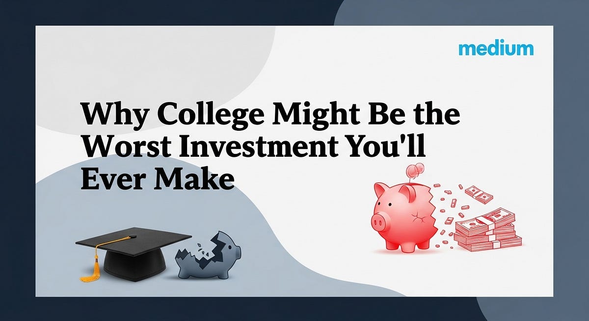 Why College Might Be the Worst Investment You’ll Ever Make | by ...