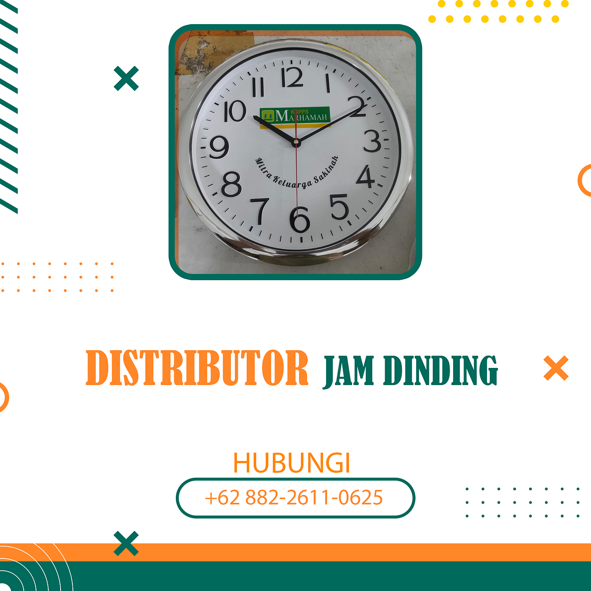0882–2611–0625, Toko Jam Dinding. >>> Untuk Info Pemesanan Lebih Lanjut ...