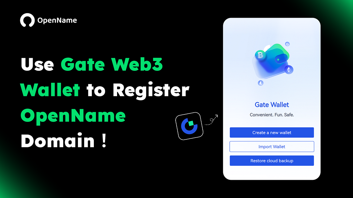 How to Use Gate Wallet to Register an OpenName Domain? | by OpenName | OpenName | Medium