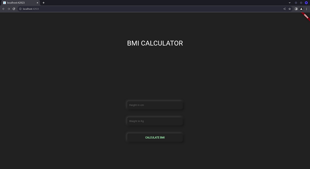 Flutter Beginners’ Guide: Crafting Your First BMI Calculator App |Part ... Flutter Beginners’ Guide: Crafting Your First BMI Calculator App |Part ...