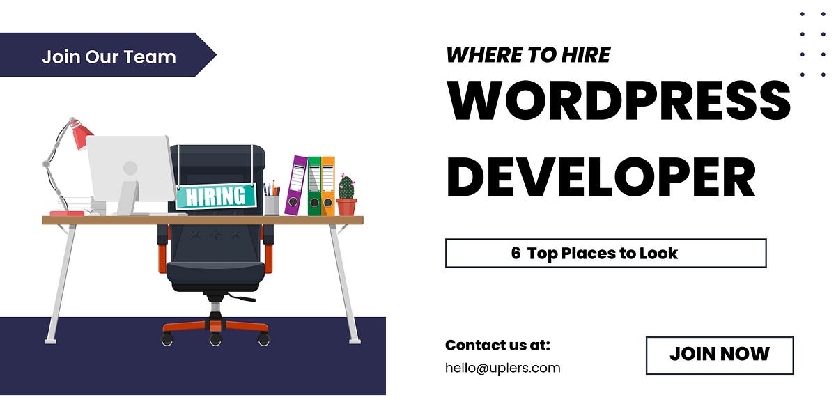 Where to Hire WordPress Developer: 6 Top Places to Look | by Kritika Verma | Jun, 2023 | Medium