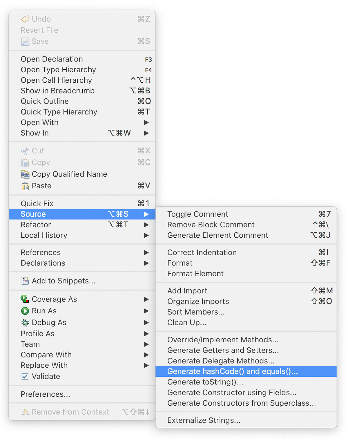 Eclipse Generating Hashcode And Equals By Floss Ga Medium 7791