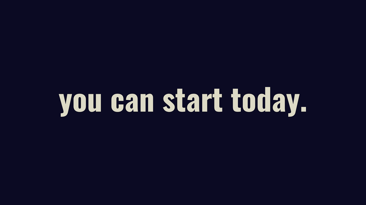 The ONLY thing I did when I started learning to code. | by Thomas ...