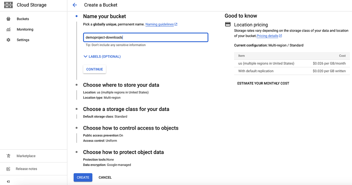Implement a Cloud Function to Scan Google Cloud Storage Data with ...