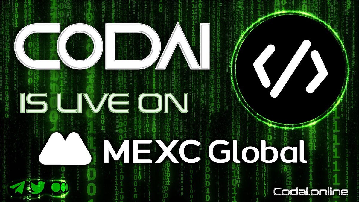 CODAI is now live on @MEXC_Official Kickstarter - CODAI - Medium