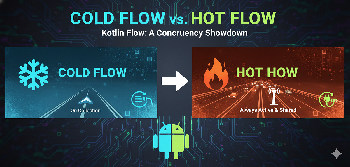 Hot Flow vs Cold Flow: understanding the difference in Kotlin Flow | by ...