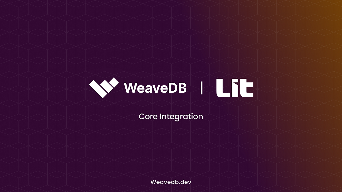 WeaveDB partners with Lit protocol to make Arweave a cross-chain dApp hub | by Ahmad Mardeni ...