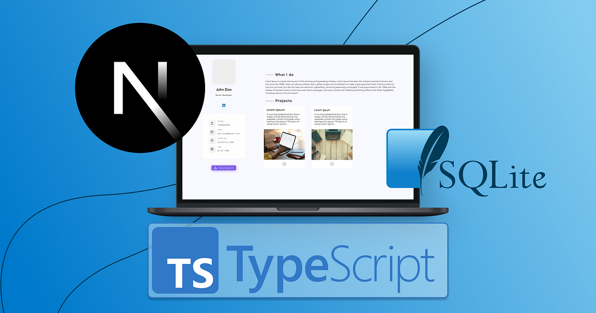 How I built my portfolio using Next.JS and SQLite DB — [Part 1] | by ...