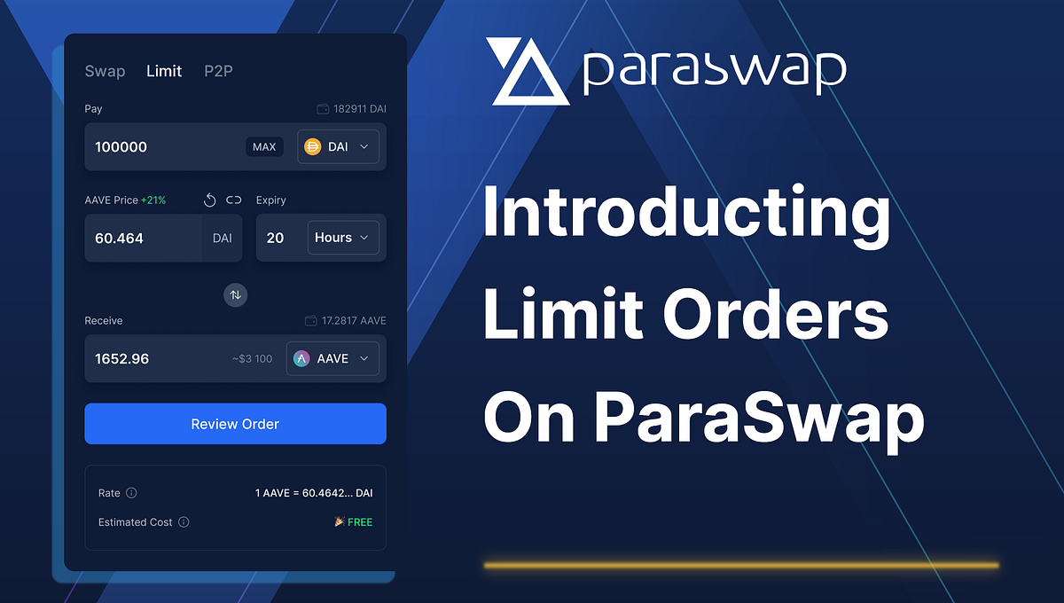 ParaSwap introduces its new Multichain Limit Orders Protocol | by Velora | Velora | Medium