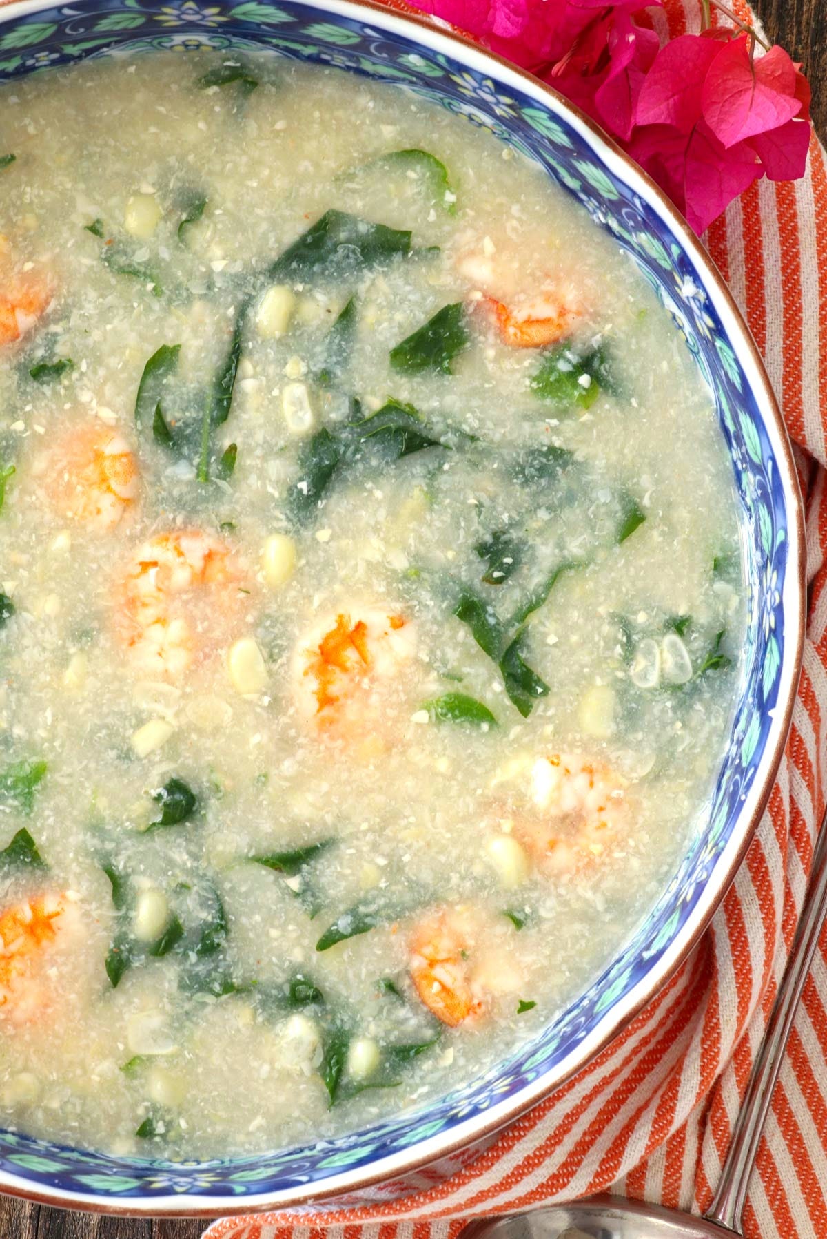 Suam na Mais Recipe: Filipino Corn Soup with Shrimp & Chili Leaves | Medium