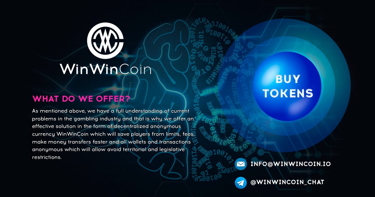 What do we offer? | by WinWinCoin | Medium