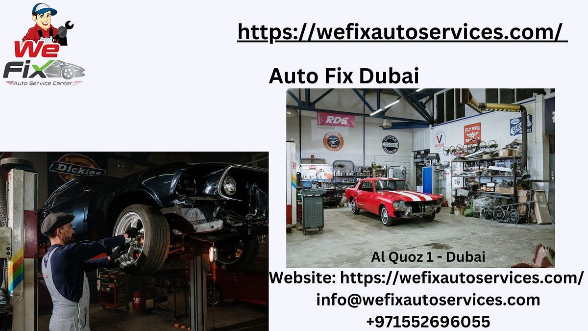 Top Auto Fix Dubai for Car Repairs and Maintenance - wefix auto - Medium