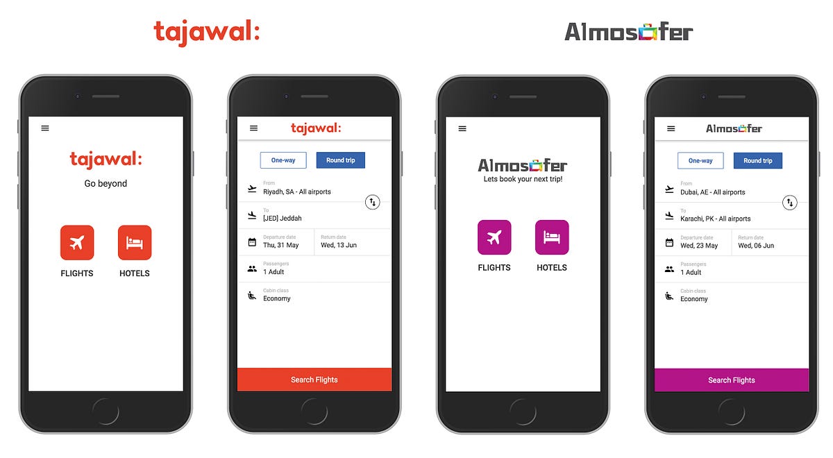 Tajawal and Almosafer Progressive Web App | by khurrum qureshi ...
