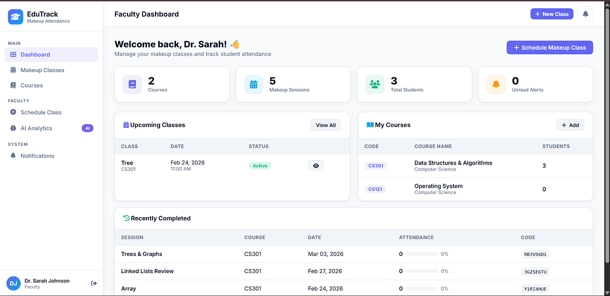 How I Built EduTrack: A Full-Stack Django App That Brings AI to ...