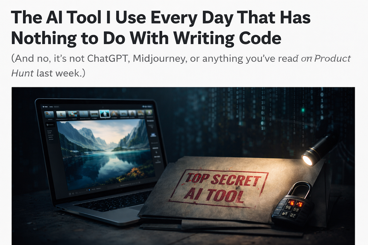 The AI Tool I Use Every Day That Has Nothing to Do With Writing Code ...