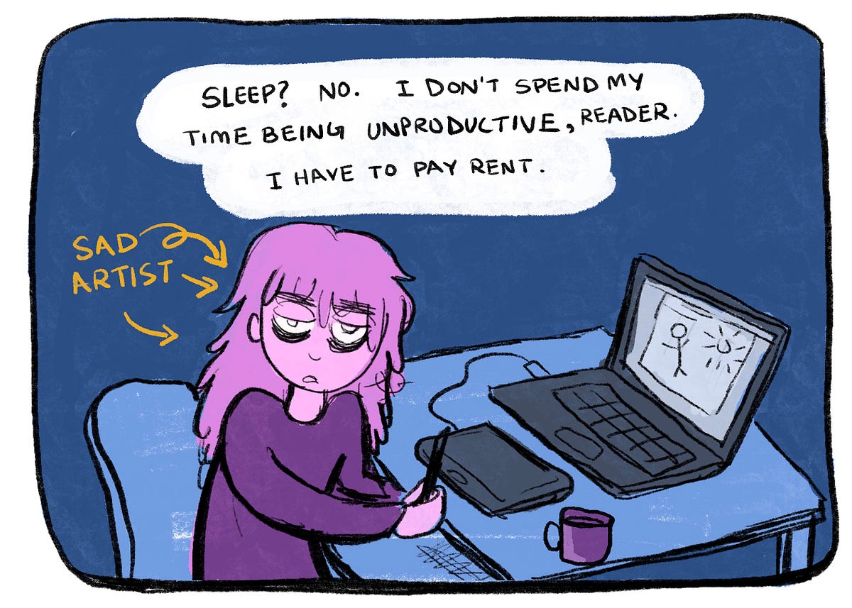 Sad Artists vs Late Stage Capitalism | by Kazuki | In-betweening | Jul ...