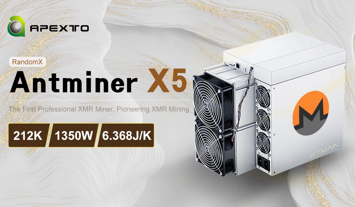 The First Professional XMR Miner Antminer X5 Released by Bitmain is Coming! | by Apextomining ...