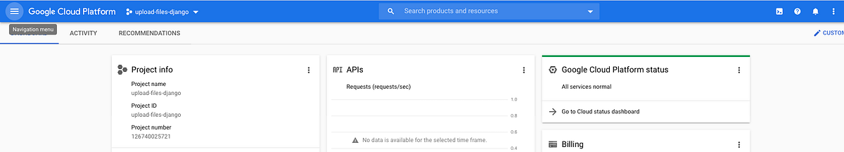 How to use Google Cloud Storage with Django Application | by Mohammed ...