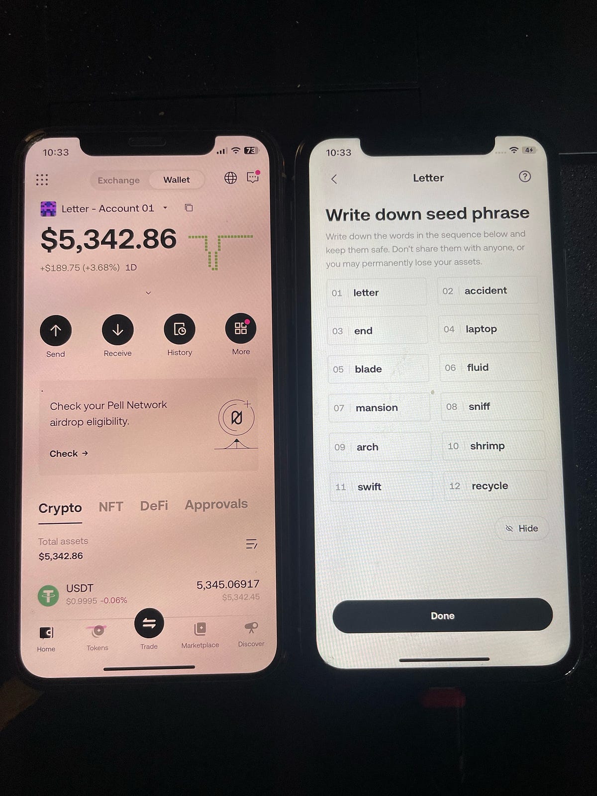 Gift 5000 USDT Blockchain Trc20 for you u can use ( Okx walllet ...