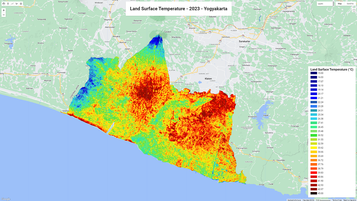 Analyzing Land Surface Temperature (LST) with Landsat 8 Data in Google Earth Engine | by ...
