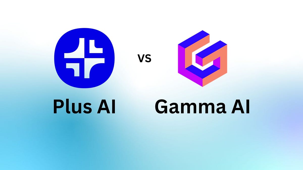 Plus AI vs Gamma. Which AI presentation generator is… | by Jim Clyde ...