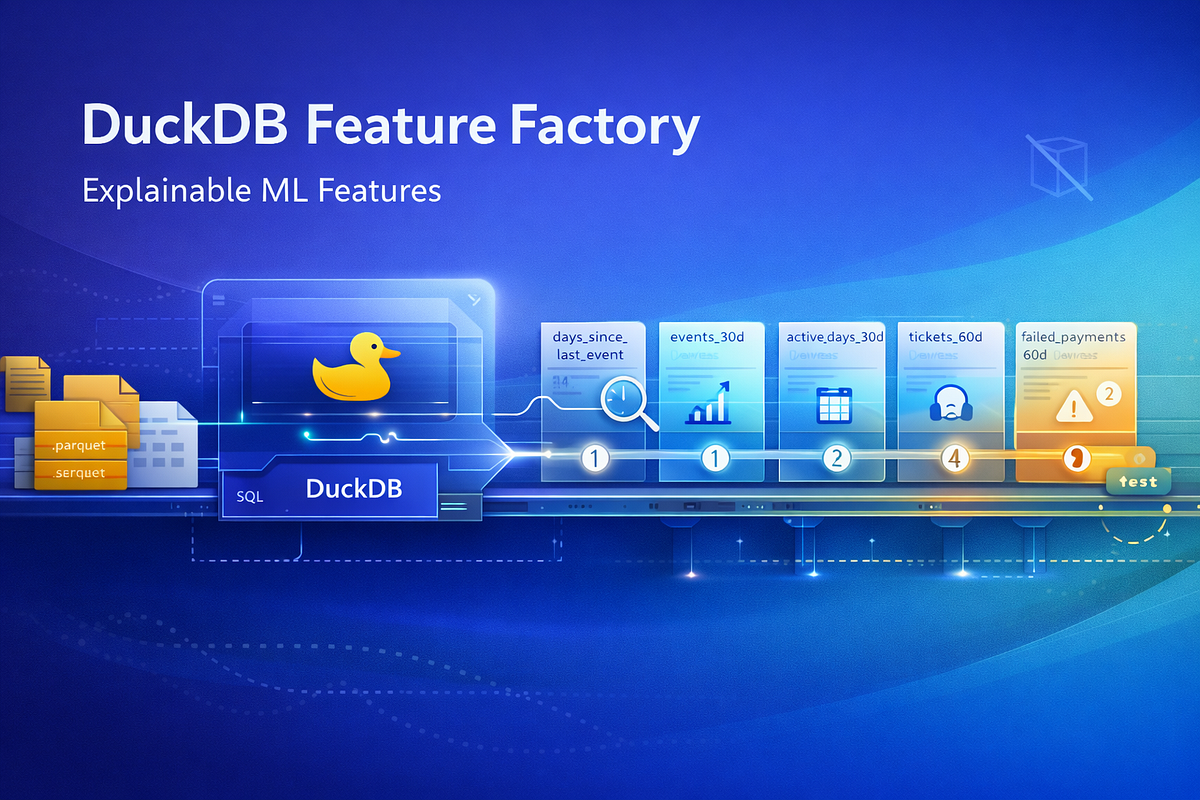 DuckDB Feature Factory, Minus the Mystery | by Hash Block | Jan, 2026 ...