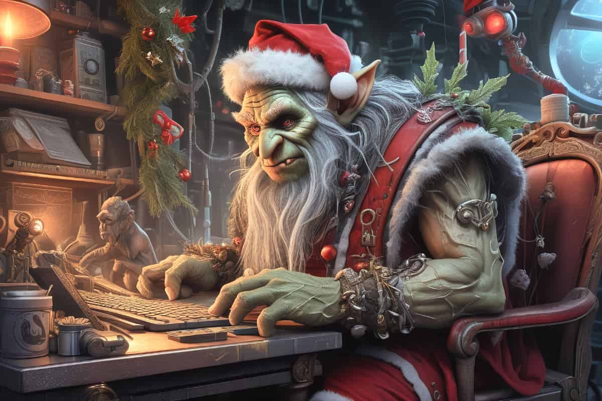 Carol, the Ancient Yuletide Troll Salutes You | by J. Crispin-Ripley ...