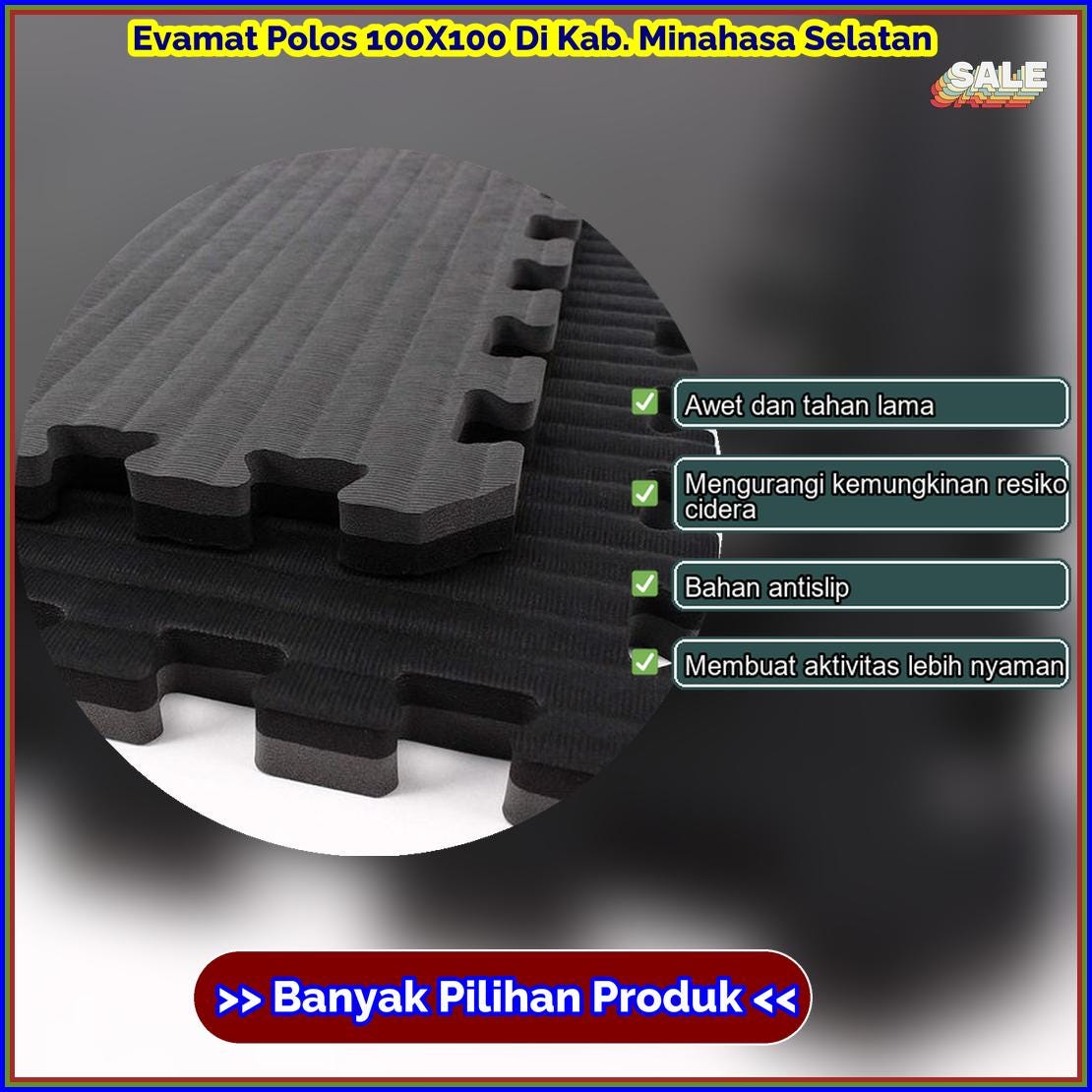 Evamat Polos 100X100 Di Kab Minahasa Selatan - Matras Judo - Medium