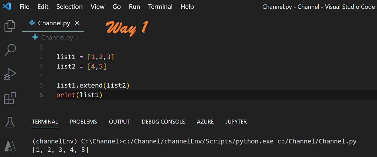 7 Ways To Combine Lists In Python | by Shweta Lodha | Medium