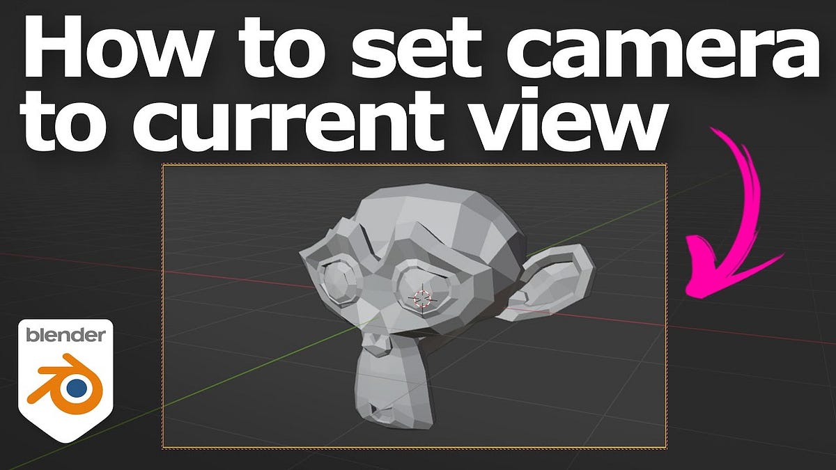 Blender でカメラを現在のビューに移動する方法 - blenderian @ cgian - Medium