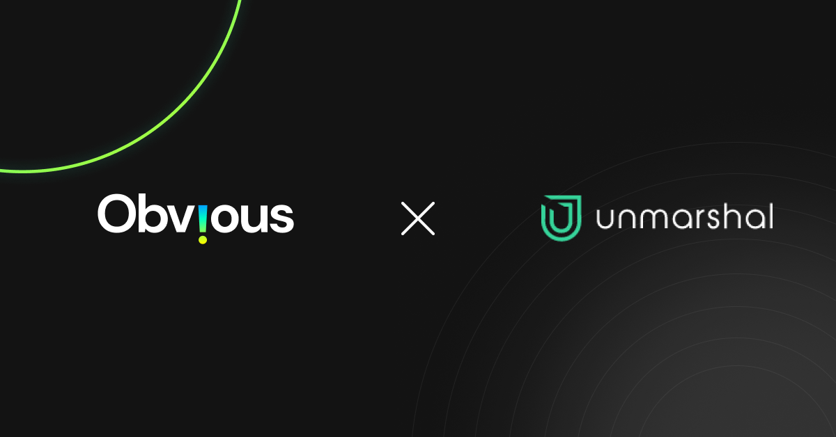 Obvious Partners with Unmarshal to provide data infrastructure for Obvious Wallet | by Obvious ...