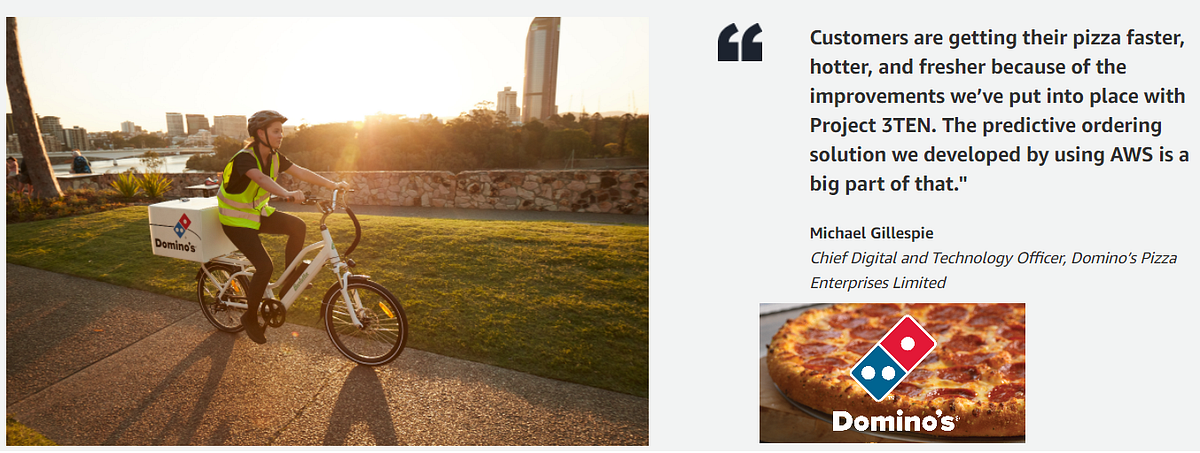 Domino’s Pizza Enterprises Delivers in Record Time Using AWS for ...