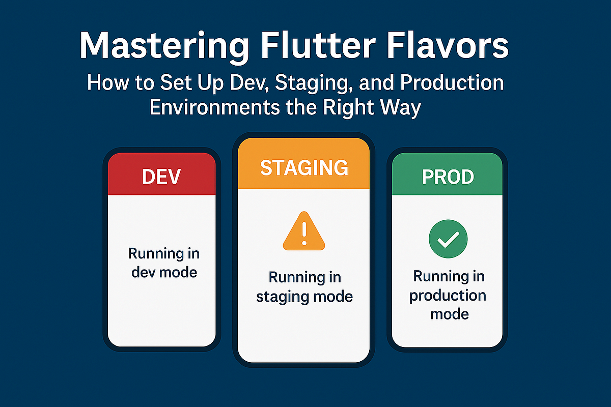 Flutter Flavors Deep Dive: Seamless Dev, Staging, Prod Setup for Android & iOS | Easy Flutter