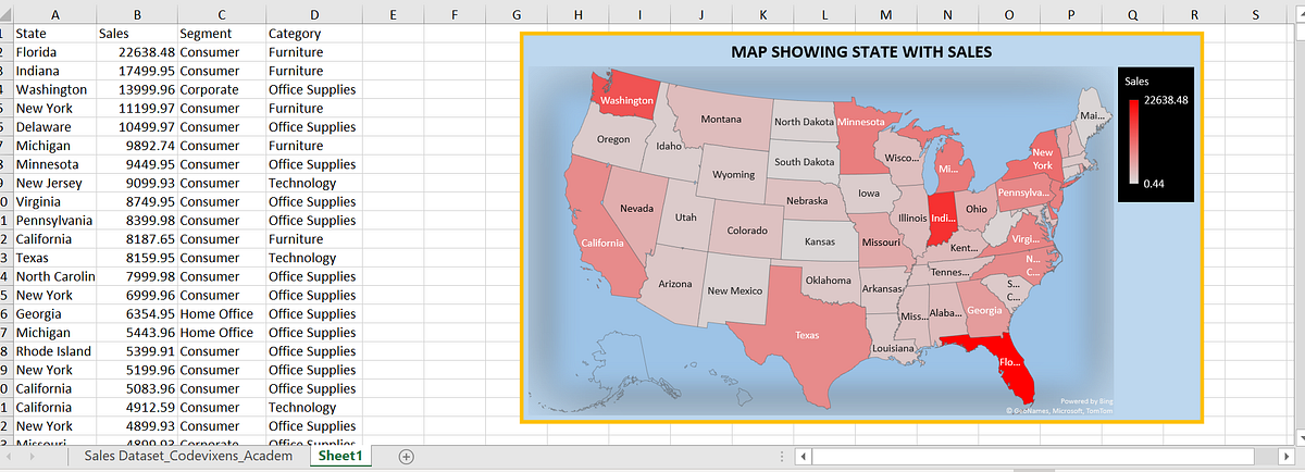 LEVERAGING MAP AND PIE CHART VISUALIZATION TO CONVEY GEOGRAPHICAL ...