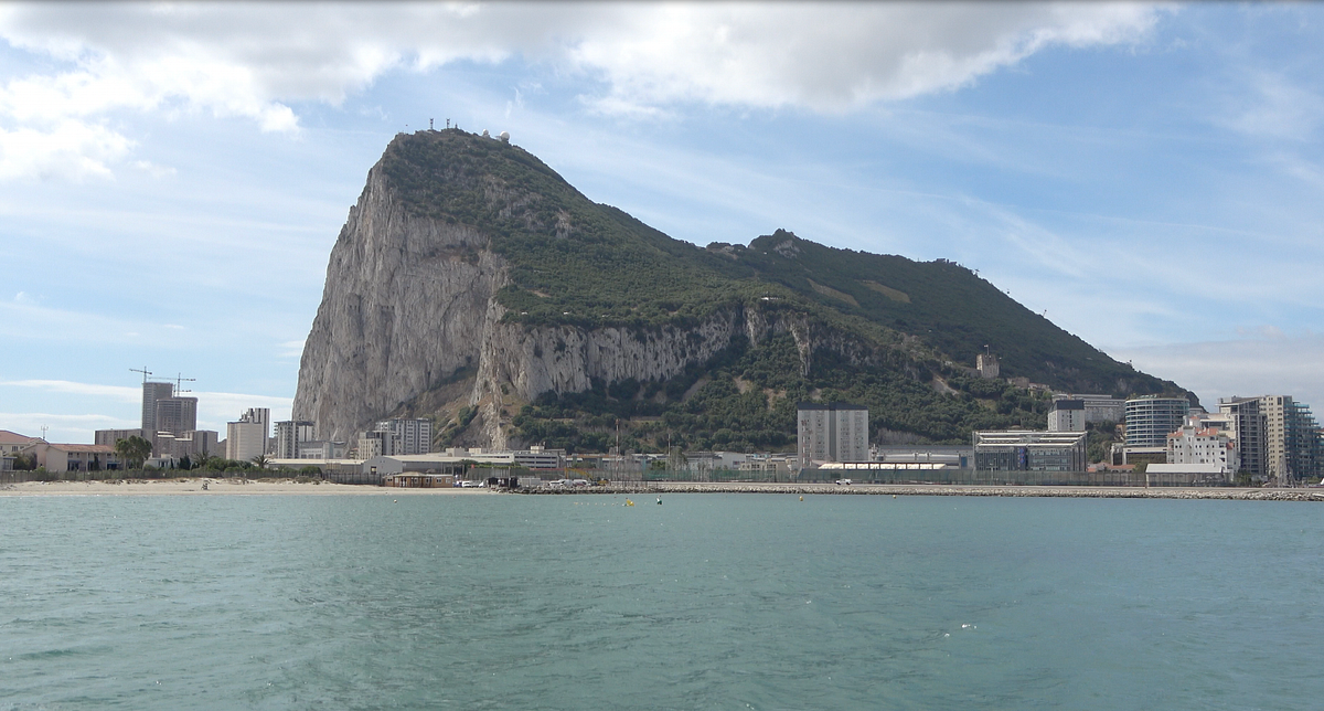 The Rock of Gibraltar with Beautiful Cloud Formations | by Michael ...