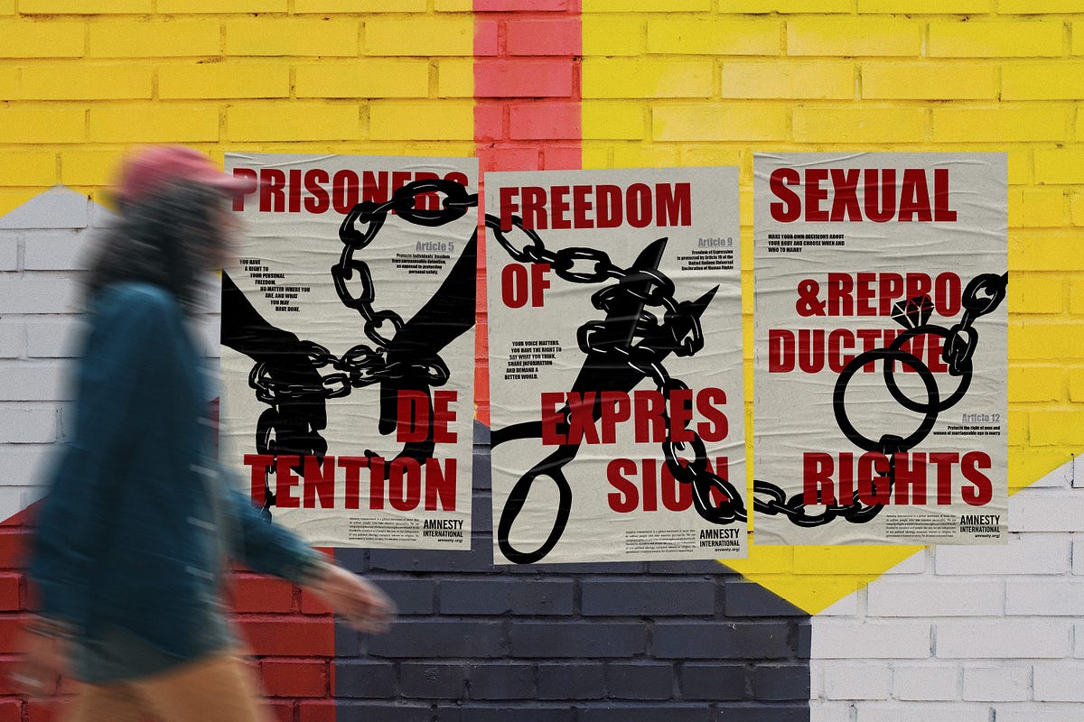 Poster Series for Amnesty. For this project, I’m tasked with… | by ...