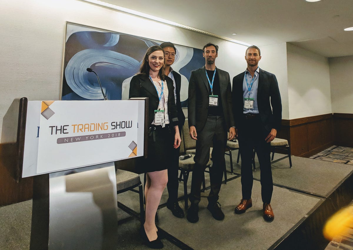 The Trading Show New York 2018. LXDX CEO Joshua Greenwald and COO Will ...