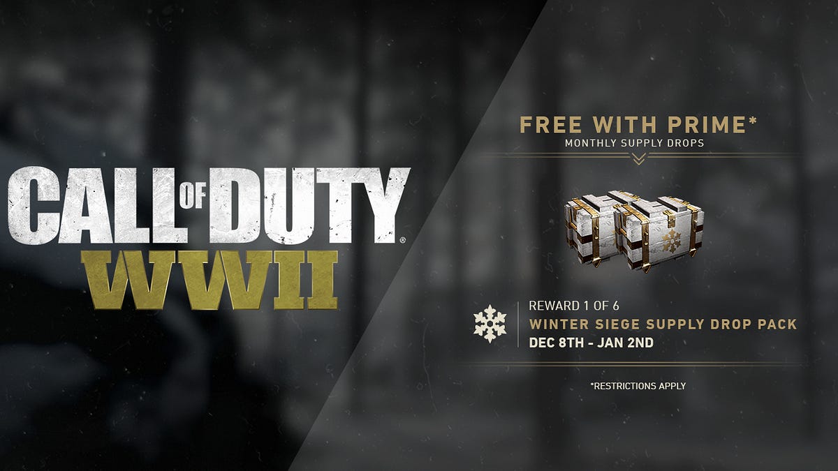 Twitch Prime members, get even more from Call of Duty: WWII! | by ...