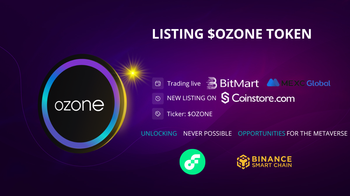 $OZONE TOKEN — Month 2. Trading updates, New Listings | by Ozone ...