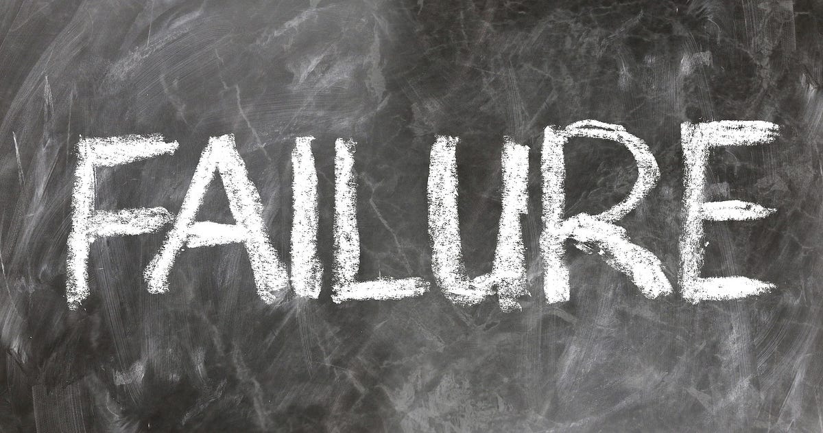 The Essence of Failure. One of many life defining failures in… | by Ian ...