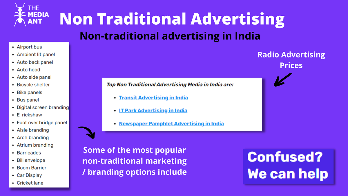 Non Traditional Advertising Agency - Ritwik - Medium