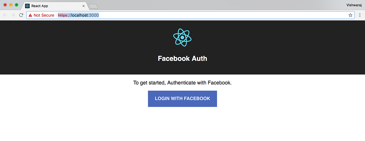 Facebook Authentication with React | by Vishwaraj Sali | Medium