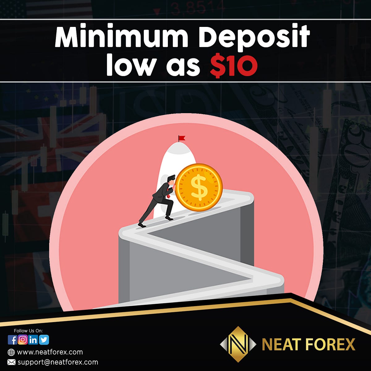 Minimum Deposit low as $10 | NeatForex | by Neat Forex | Medium