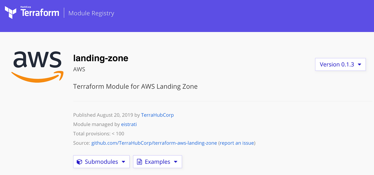 AWS Landing Zone module now supports Terraform v0.12+ | by eistrati | Mitoc Group | Medium