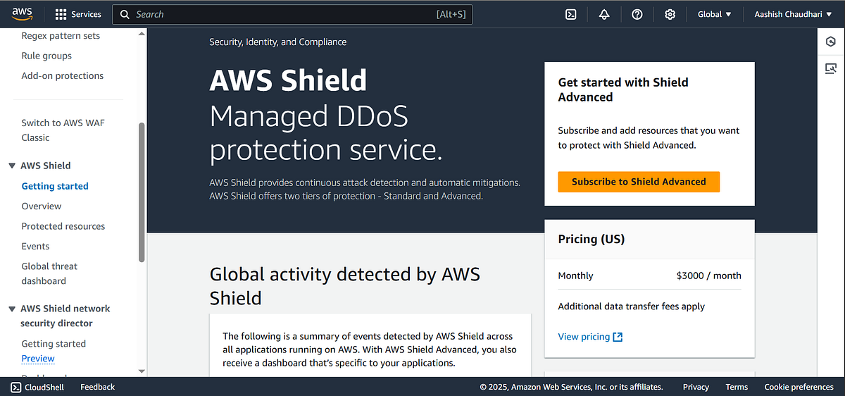 How I Built a Frontline Defense for My Website with AWS WAF and Shield | by Aashishchaudhari ...