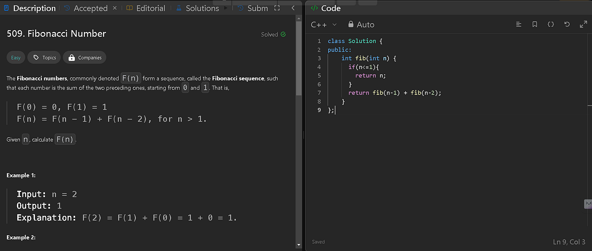 Problem Fibonacci Sequence Using Recursion By Gaurav Sah Medium 7046