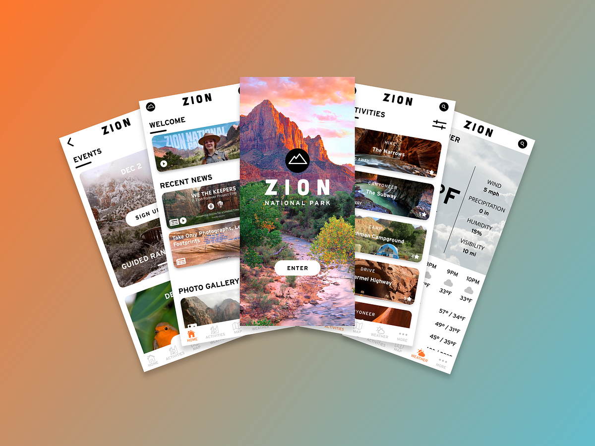 National Park App: Zion. Case Study on my Zion National Park App… | by ...