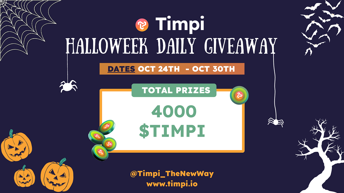 Halloweek $TIMPI Giveaway!. Introduction | by Timpi: The New Way to ...