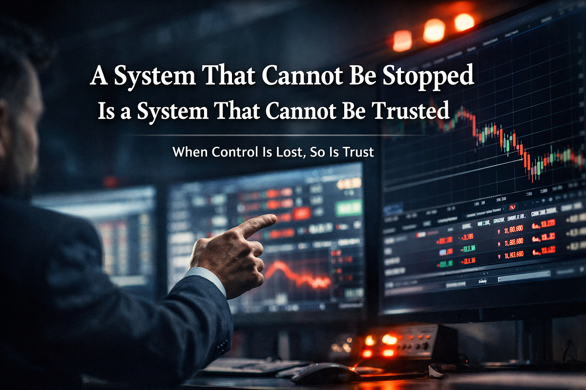 A System That Cannot Be Stopped Is a System That Cannot Be Trusted | by ...