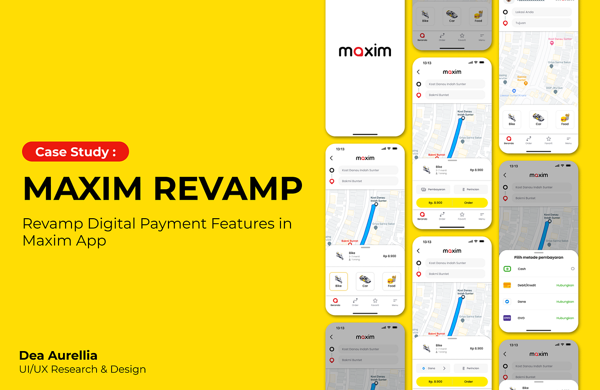UI/UX Case Study — Revamp Digital Payment Features in Maxim App | by ...